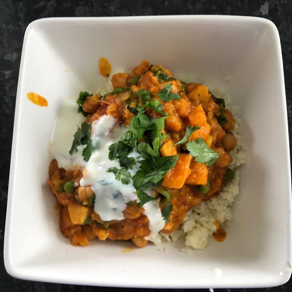 Chef Ray: Chickpea & Vegetable Curry – Coach Ray – Qwik Kiwi Coaching