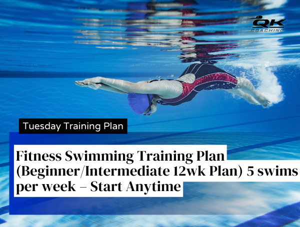 Tuesday Training Plan - Fitness Swimming Training Plan (Beginner ...