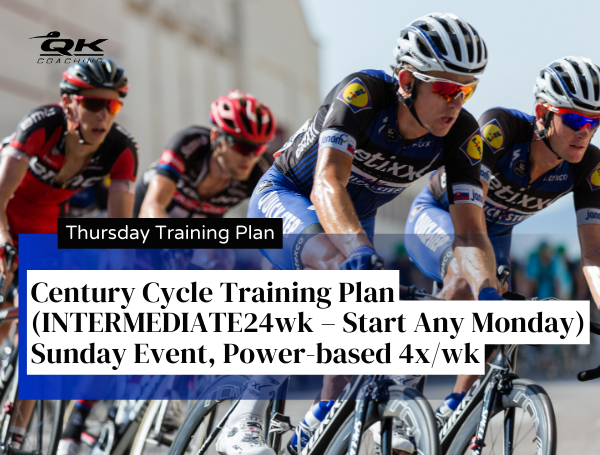 Thursday Training Plan – Century Cycle Training Plan (INTERMEDIATE24wk ...