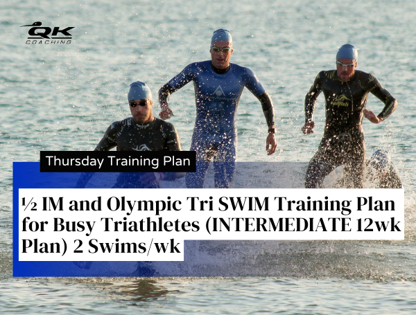 Thursday Training Plan – ½ IM and Olympic Tri SWIM Training Plan for ...