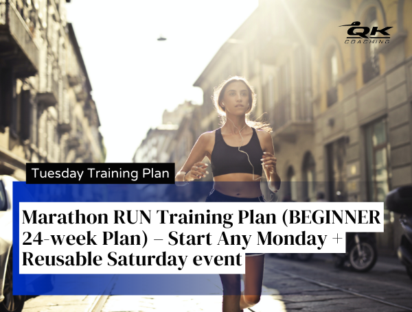 Tuesday Training Plan – Marathon RUN Training Plan (BEGINNER 24 week ...