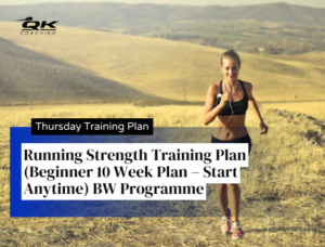 Thursday Training Plan – Running Strength Training Plan (Beginner 10 ...