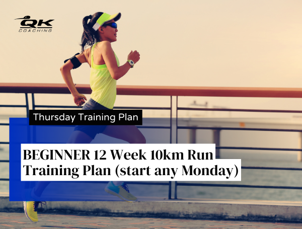 Thursday Training Plan - BEGINNER 12 Week 10km Run Training Plan (start ...