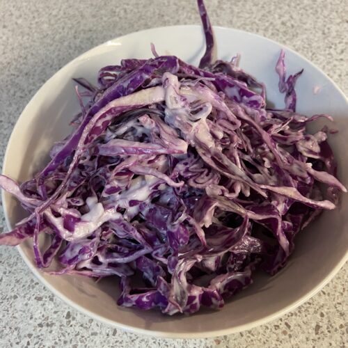 Chef Ray – Purple Cabbage Slaw – Coach Ray – Qwik Kiwi Coaching
