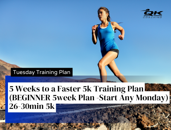 Thursday Training Plan - 5 Weeks to a Faster 5k Training Plan (BEGINNER ...