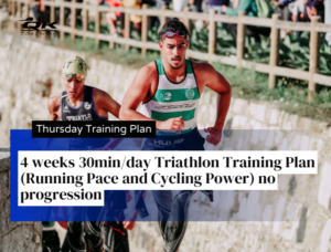 Thursday Training Plan – 4 weeks 30min/day Triathlon Training Plan ...