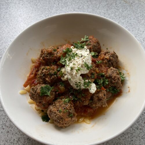 Chef Ray: Greek-Style Meatballs – Coach Ray – Qwik Kiwi Coaching