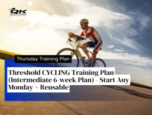 Thursday Training Plan: Threshold CYCLING Training Plan (Intermediate 6 ...