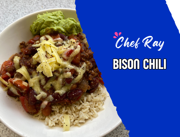 Chef Ray: Bison Chili – Coach Ray – Qwik Kiwi Coaching