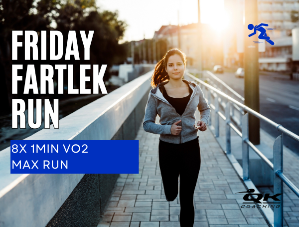 Friday Fartlek Run: 8x 1min VO2 Max Runs – Coach Ray – Qwik Kiwi Coaching