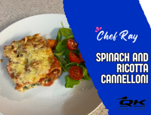 Chef Ray: Spinach and Ricotta Cannelloni