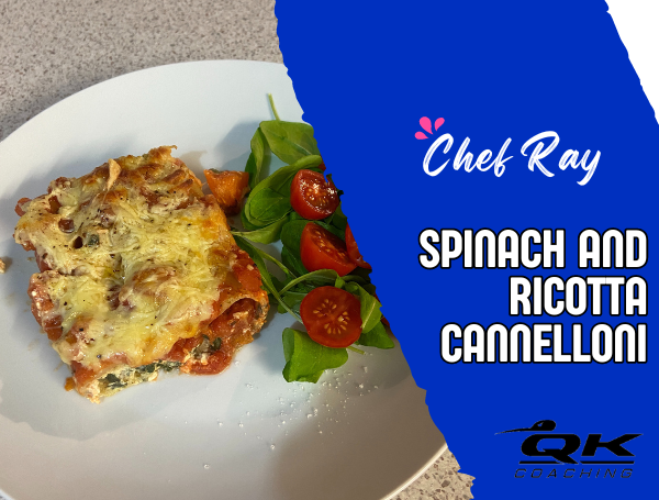 Chef Ray: Spinach and Ricotta Cannelloni