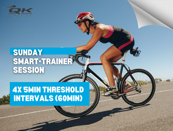 Sunday Smart-Trainer Session: 4x 5min Threshold Intervals