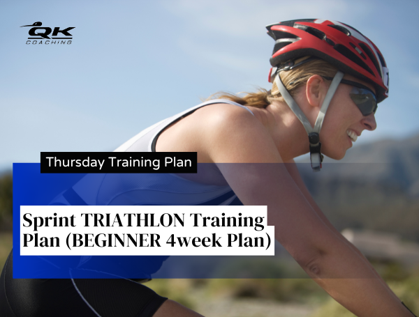 Thursday Training Plan: Sprint TRIATHLON Training Plan (BEGINNER 4week ...