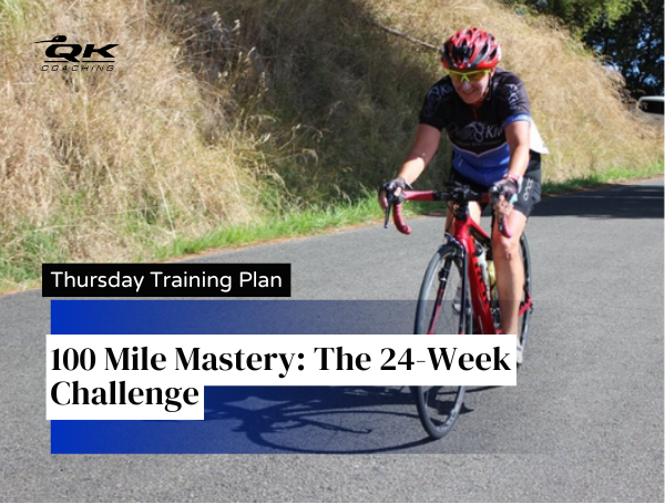 Thursday Training Plan: 100 Mile Mastery: The 24-Week Challenge