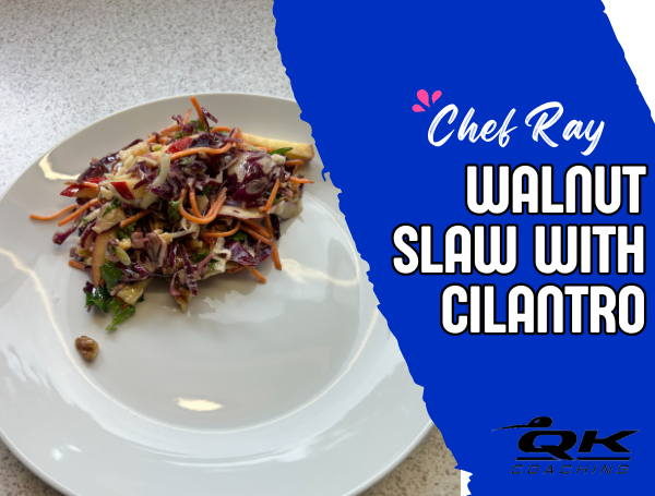 Walnut Slaw with Cilantro Recipe