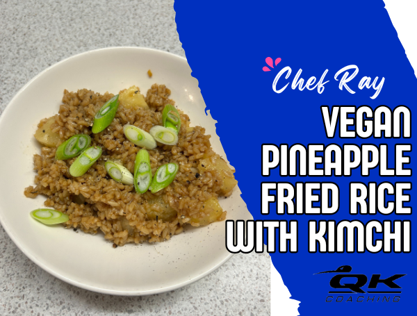 Vegan Pineapple Fried Rice with Kimchi Recipe