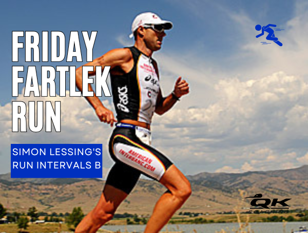 Friday Fartlek Run: Simon Lessing's Run Intervals B